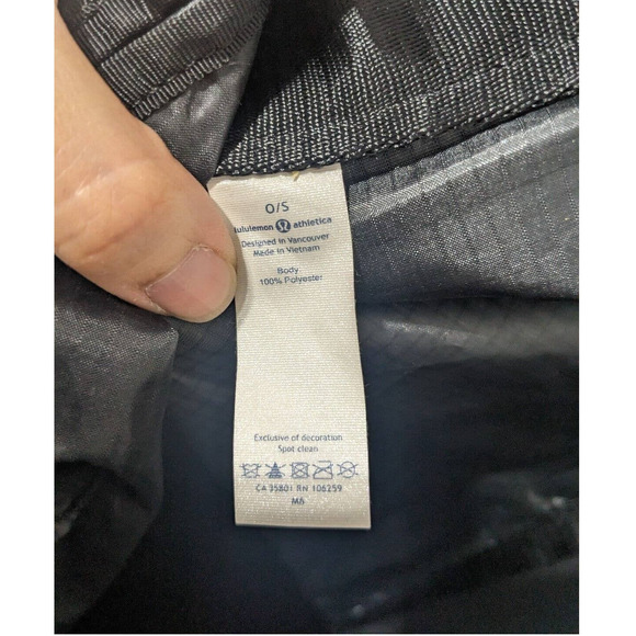 lululemon athletica | Bags | Lululemon Black Gym Laptop Tote Weekender ...